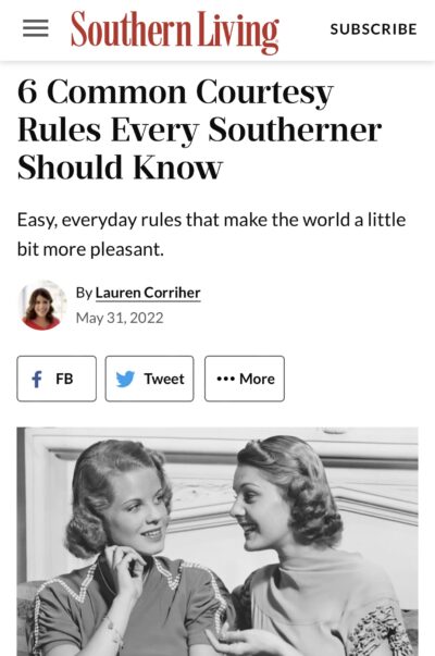 The Southern Academy of Etiquette, LLC – Social and Business Etiquette ...